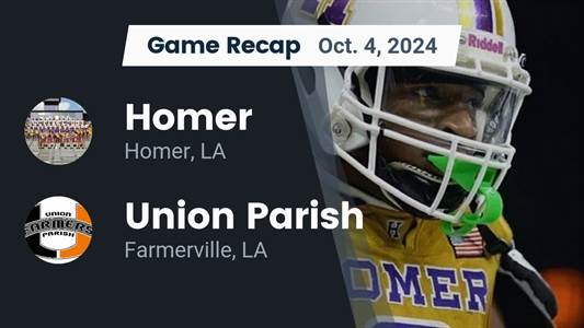 Football Recap: Union Parish's Rushing Dominance Continues