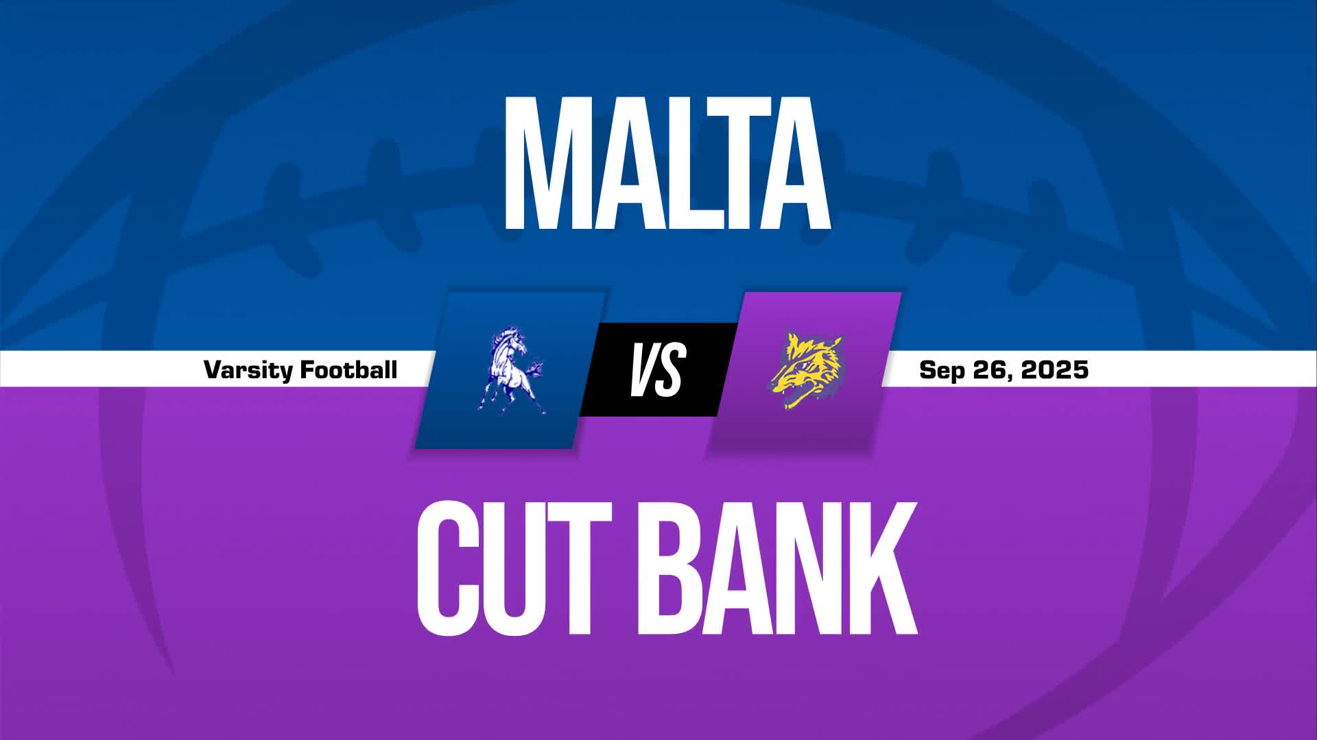 Football Game Preview: Cut Bank Wolves vs. Wolf Point/Frazer/Lustre ...