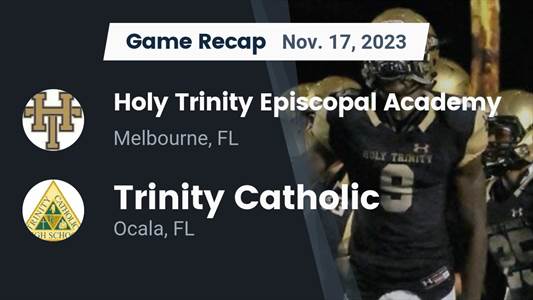 Trinity Catholic triumphant thanks to a strong effort from Austin Holder