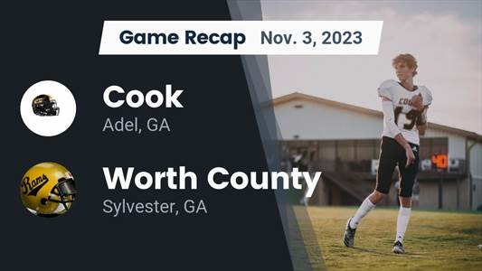 Football Game Recap: Cook Hornets vs. Worth County Rams