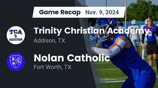 Football Recap: Soren Ouimette Leads Trinity Christian to Victory over ...