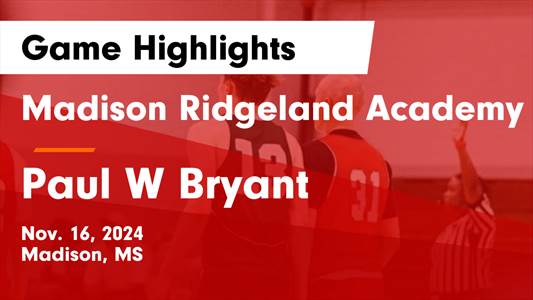 Basketball Recap: Madison-Ridgeland Academy Takes Loss Despite Strong ...