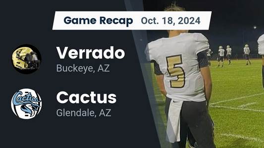Football Recap: Cactus Beats Verrado for Their Third Straight Win