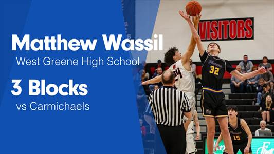 Matthew Wassil Game Report: vs Chartiers-Houston