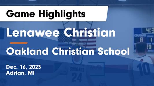 Basketball Game Preview: Lenawee Christian Cougars vs. Concord Yellowjackets