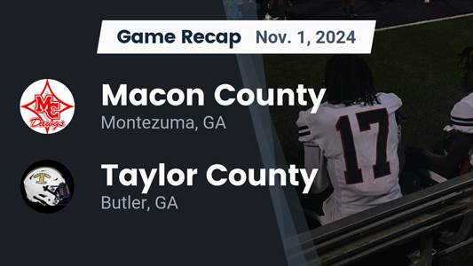 Football Recap: Taylor County's Run of Three Straight Wins Now Over