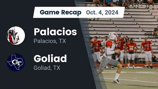 Football Recap: Palacios Drops Season-High Score on Aransas Pass
