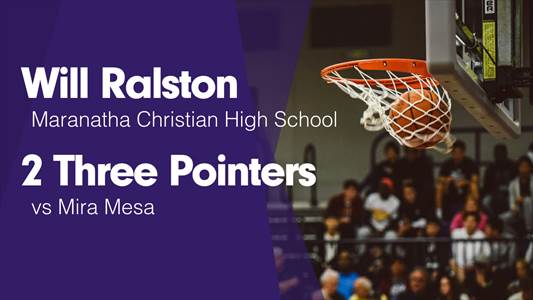 Will Ralston Game Report: vs Coronado