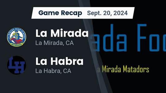 Football Recap: La Habra Beats El Dorado for Their Fifth Straight Win