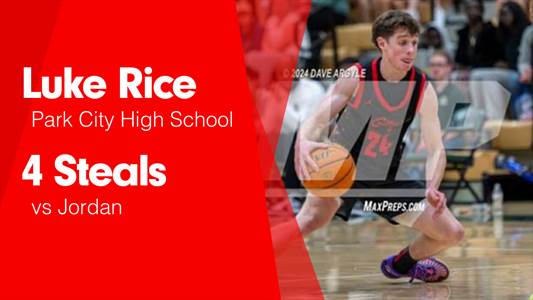 Luke Rice Game Report: vs Jordan