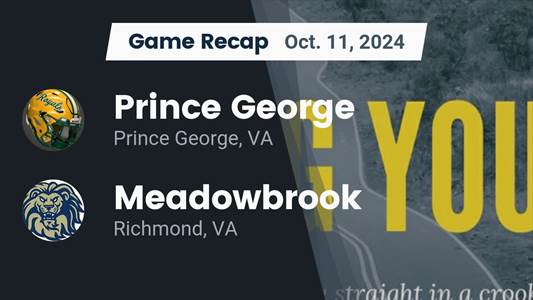 Football Game Preview: Prince George Royals vs. Dinwiddie Generals