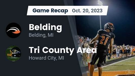 Football Game Recap: Tri County Area Vikings vs. Belding Black Knights