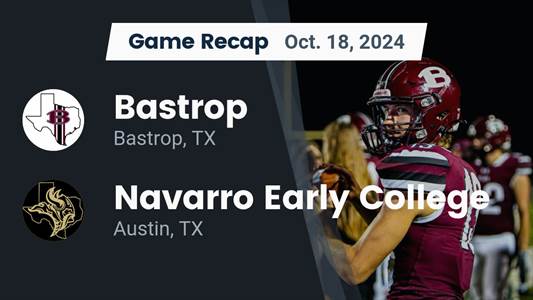 Football Recap: Bastrop Triumphant Thanks to a Strong Effort from ...