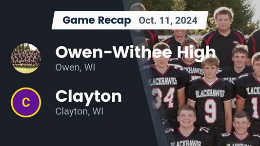 Football Recap: Owen-Withee Extends Home Winning Streak to Seven
