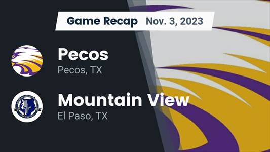 Football Game Recap: Mountain View Lobos vs. Pecos Eagles