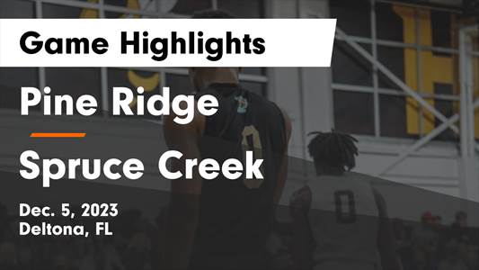 Basketball Game Recap: Pine Ridge Panthers vs. Spruce Creek Hawks