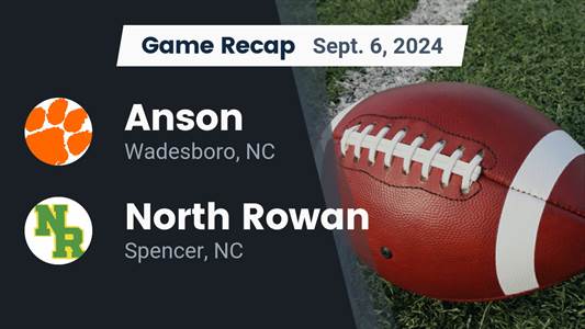 Football Game Preview: Anson on Home-Turf