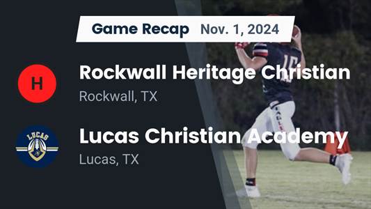 Football Recap: Lucas Christian Academy Falls Short of Alpha Omega ...
