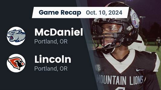 Football Recap: McDaniel Takes a Loss
