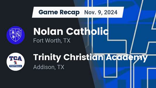 Football Recap: Nolan Catholic Falls Despite Big Games from Aaron ...