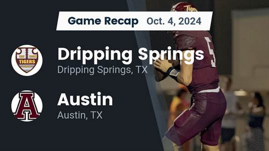Football Recap: Dripping Springs Beats Bowie for Their Sixth Straight ...
