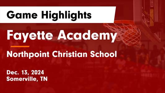 Basketball Recap: Fayette Academy Sets Scoring Season-High Against ...