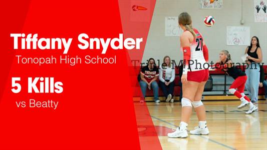 Tiffany Snyder Game Report: @ Beatty