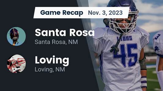Football Game Recap: Loving Falcons vs. Santa Rosa Lions