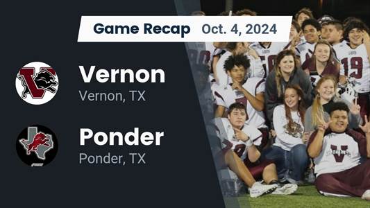 Football Game Preview: Vernon Lions vs. Iowa Park Hawks