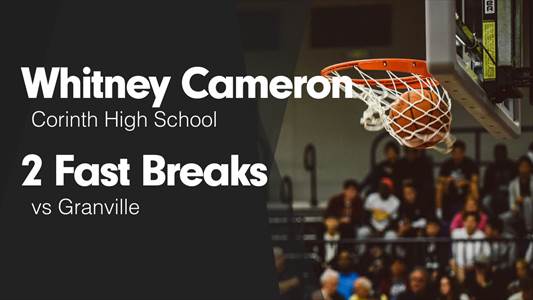 Whitney Cameron Game Report: vs Salem