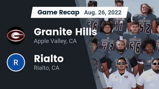 Football Game Preview: Barstow Aztecs vs. Granite Hills Cougars