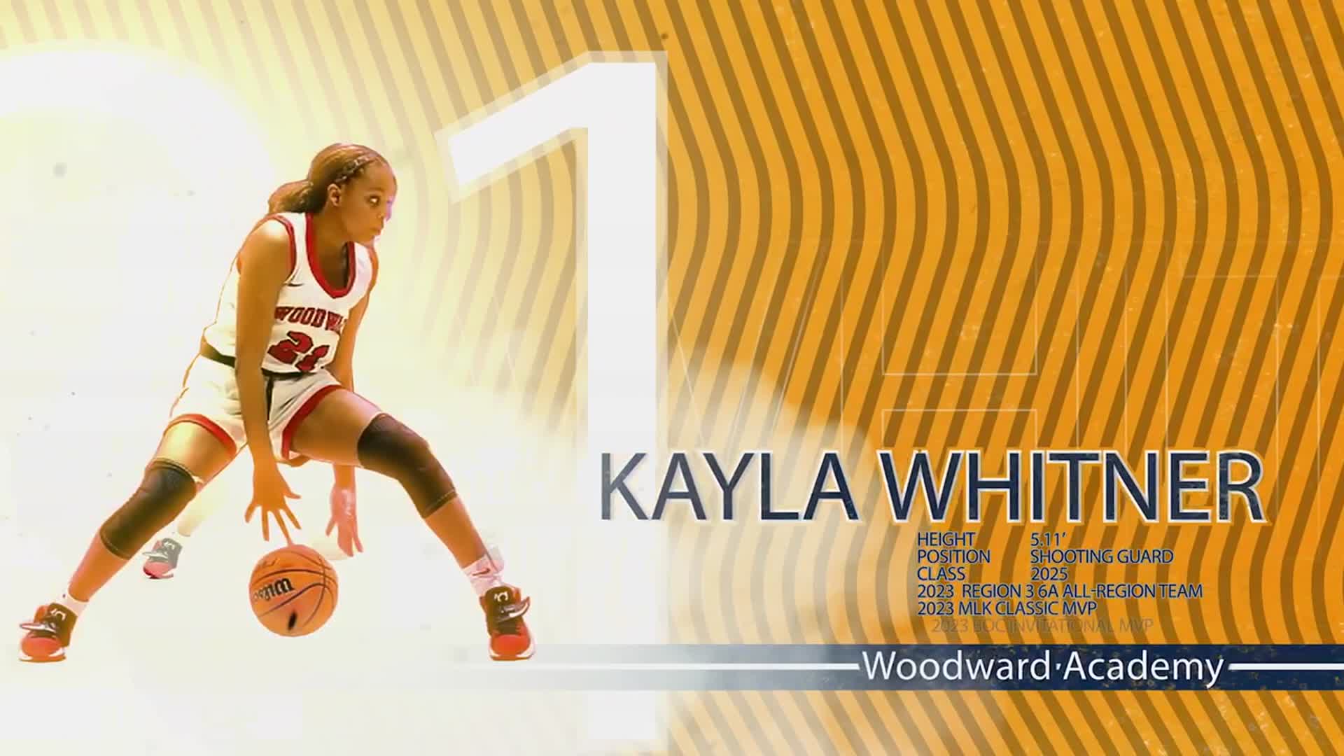 Kayla Whitner Game Report: vs Milton