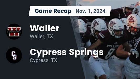 Football Recap: Dynamic Duo of Paris Melvin Jr and Jared Hagger Lead Cypress Springs to Victory