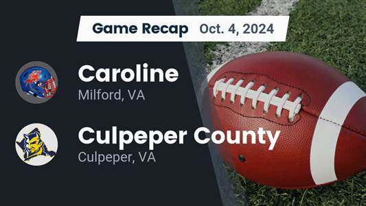Football Recap: Caroline Triumphant Thanks to a Strong Effort from ...