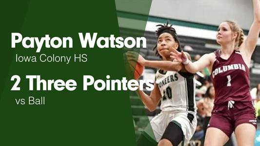 Payton Watson Game Report: vs La Porte