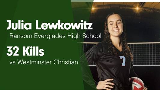 Julia Lewkowitz Game Report: @ Gulliver Prep