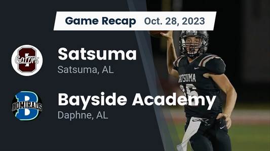 Football Game Recap: Satsuma Gators vs. Bayside Academy Admirals