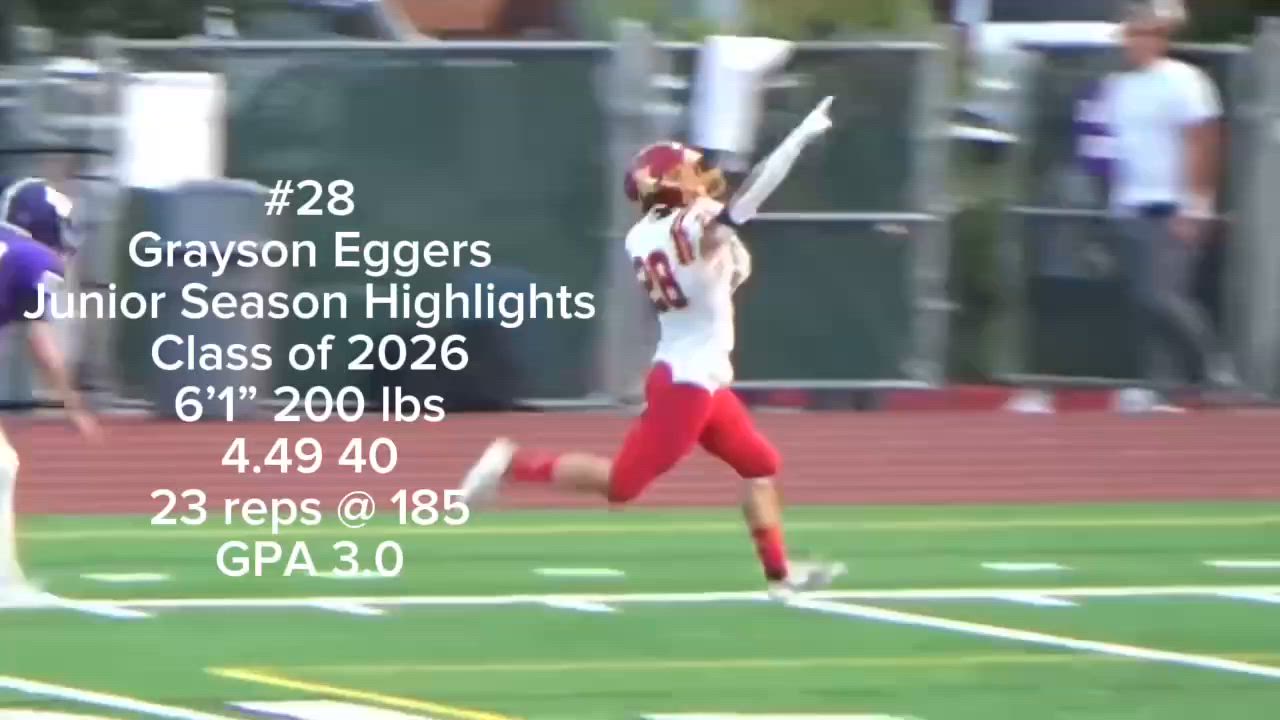 Grayson Eggers Game Report: @ Glacier Peak