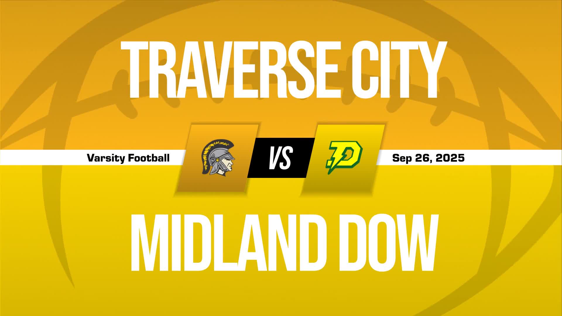 Football Game Preview: Dow Chargers vs. Traverse City West Titans