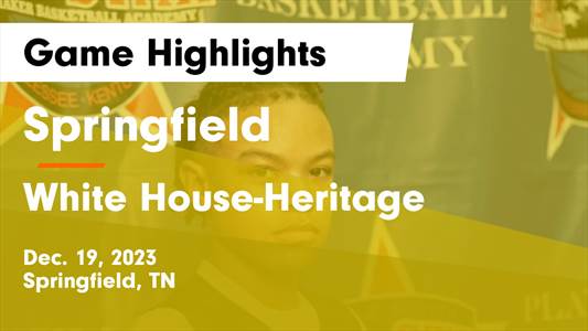 Basketball Game Recap: Springfield Yellow Jackets vs. White House ...