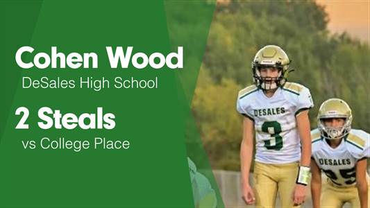 Cohen Wood Game Report: vs Mabton