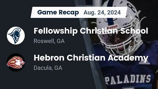 Football Recap: Hebron Christian Triumphant Thanks to a Strong Effort ...