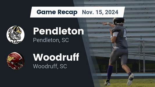 Football Recap: Pendleton Falls Short of Woodruff in the Playoffs