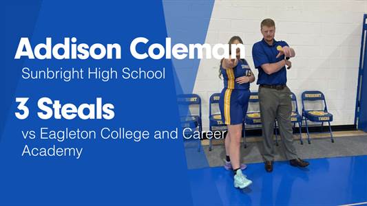 Addison Coleman Game Report: @ York Institute