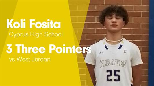 Koli Fosita Game Report: @ Orem