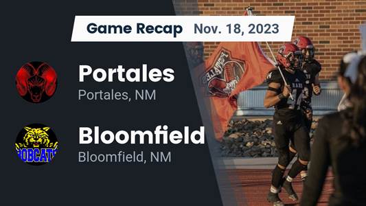 Football Game Recap: Bloomfield Bobcats vs. Portales Rams