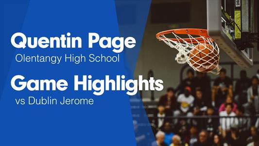 Basketball Recap: Quentin Page Leads a Balanced Attack to Beat Thomas ...