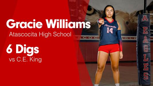Gracie Williams Game Report: vs Channelview