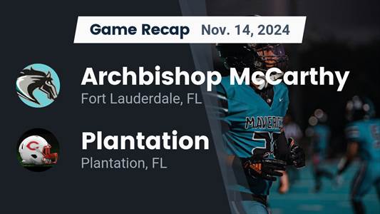 Football Recap: Archbishop McCarthy Takes a Loss