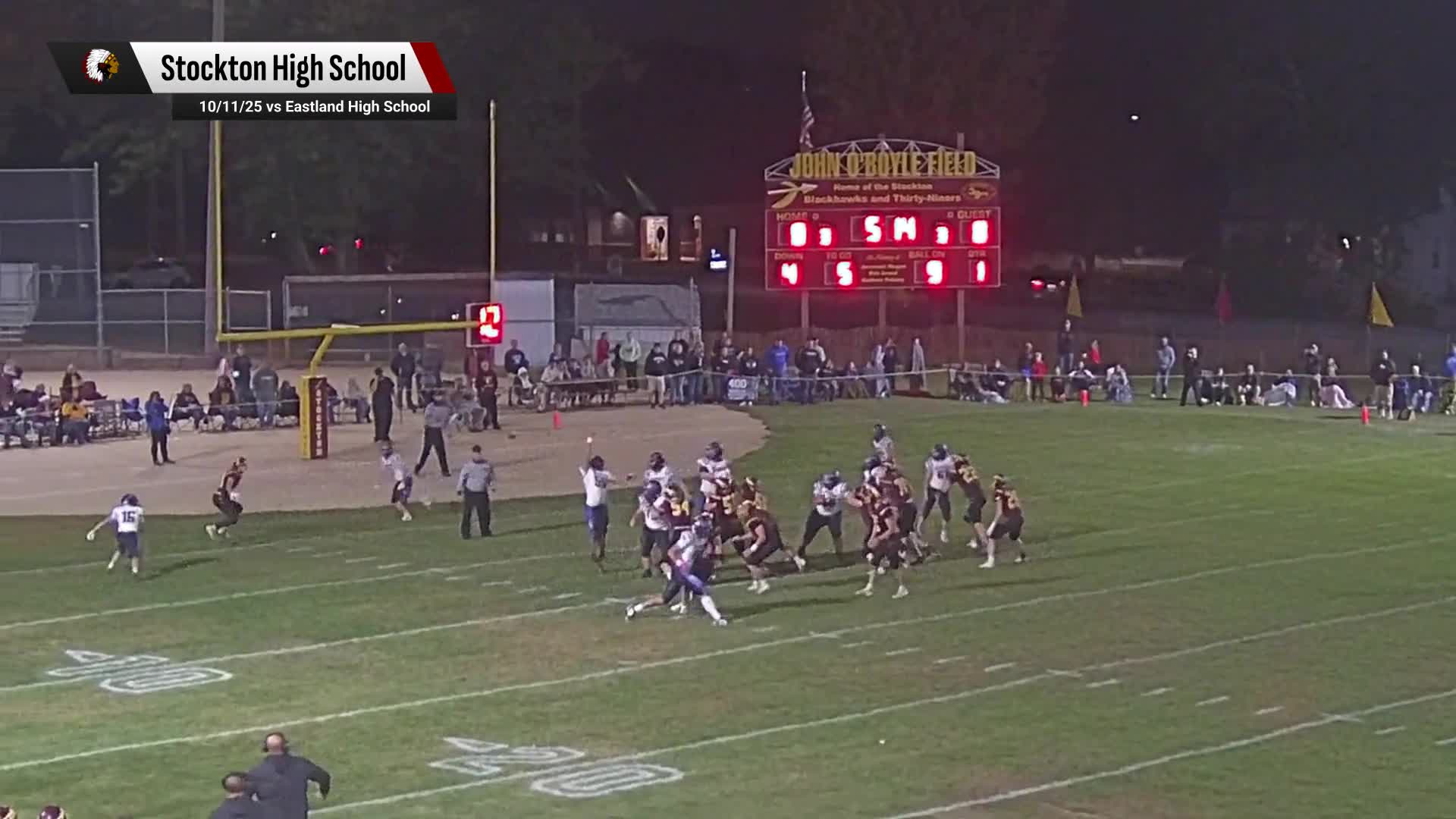 Football Recap: Stockton Picks Up Ninth Consecutive Win + How To Watch